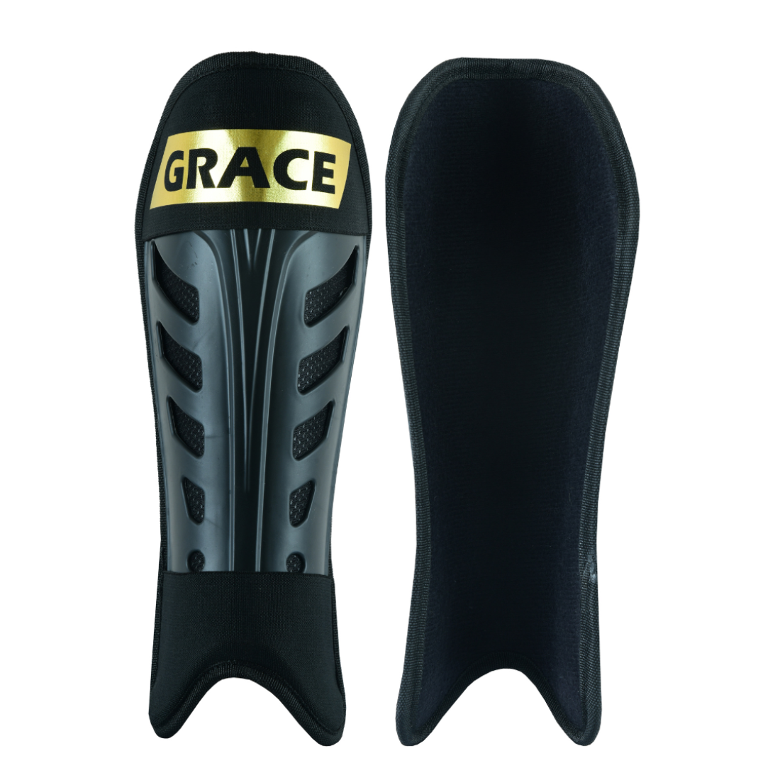Grace Ace Shinguard | Black/Gold